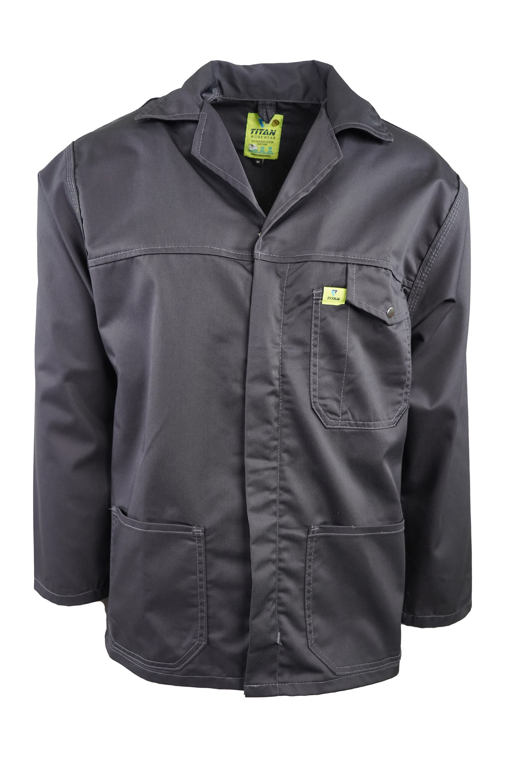 Titan Charcoal Duratex Conti Jacket - D Broidery